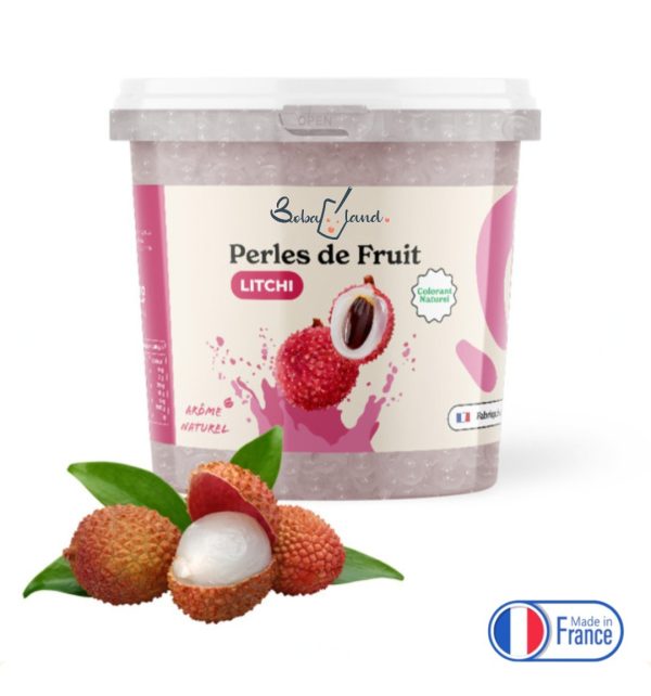 Lychee Fruit Pearls Natural Colourings 3.2 kg – Bobaland Maroc